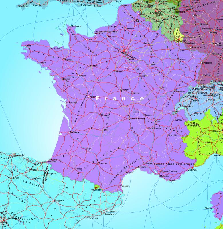 How Is France Divided Administratively with Picture 